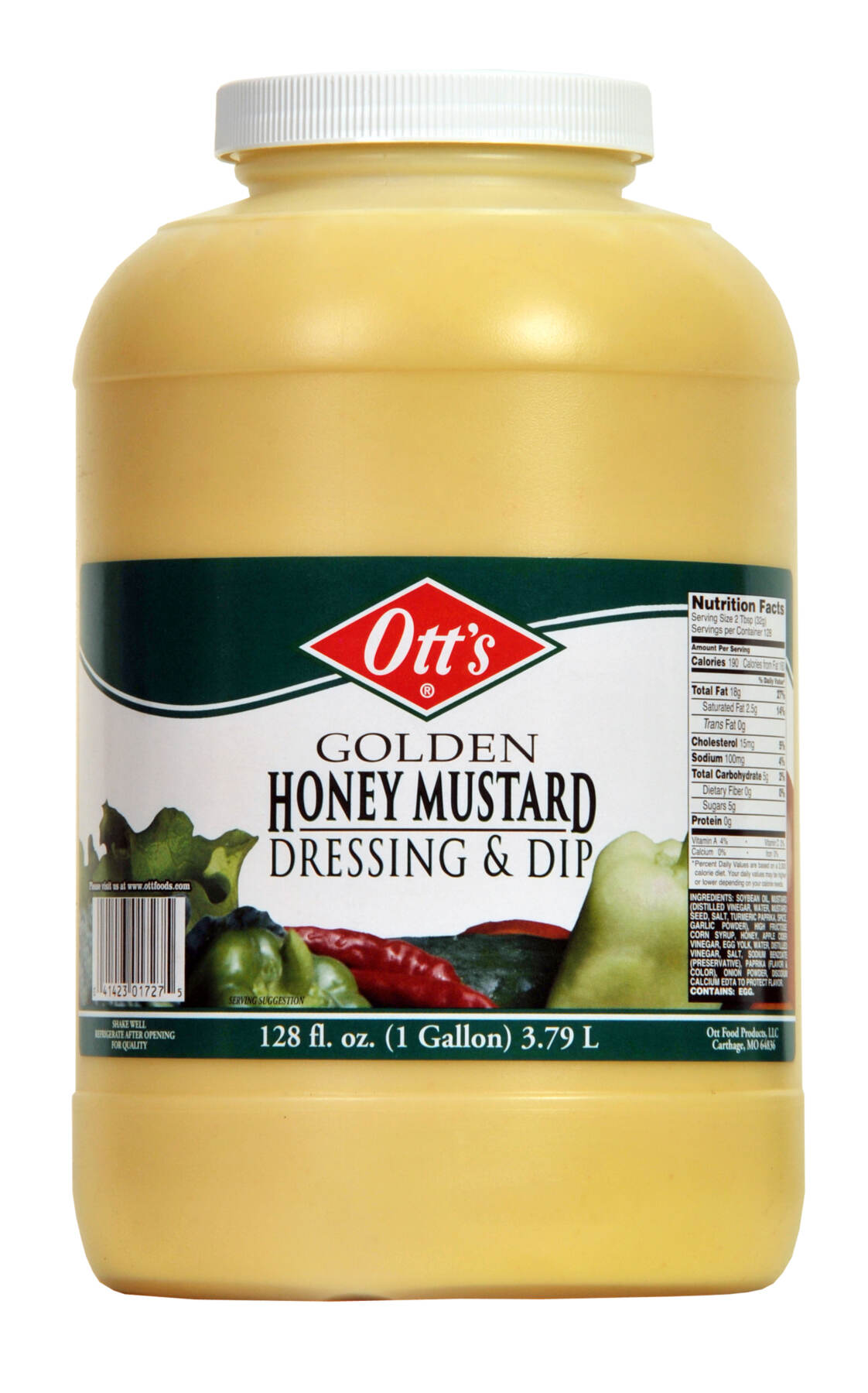 Ott’s Golden Honey Mustard Gallon Jug | Ott Food Products